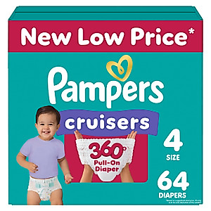 Pampers Cruisers 360 Diapers Size 4 64 Count