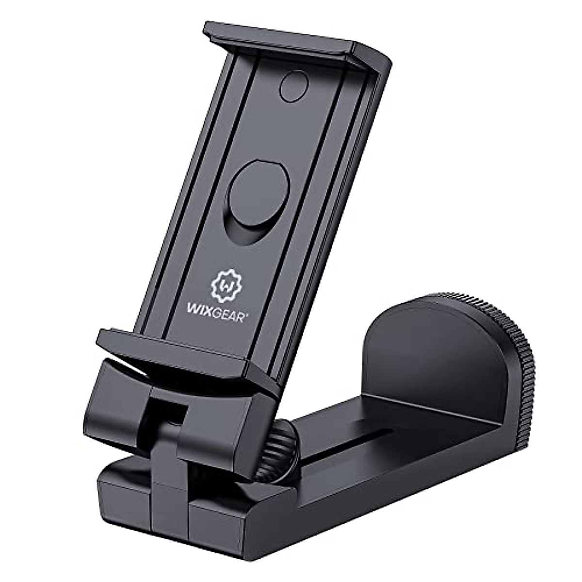 WixGear Universal Airplane in Flight Tablet Phone Mount, Handsfree Phone Holder for Desk with Multi-Directional Dual 360 Degree Rotation, Pocket Size Travel Essential Accessory for Flying.