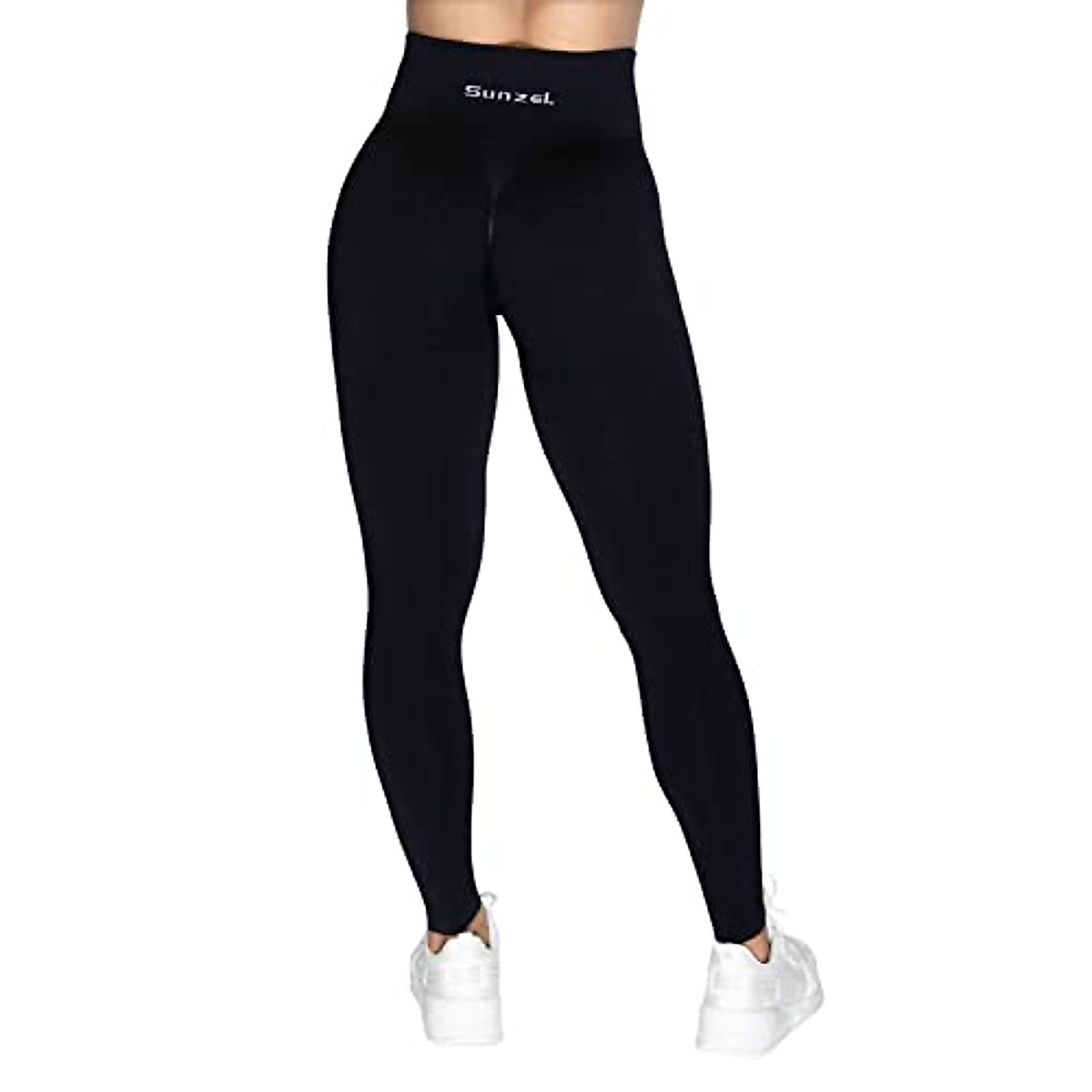 Sunzel Scrunch Butt Lifting Leggings for Women High Waisted Seamless Workout Leggings Gym Tights Tummy Control Yoga Pants Black