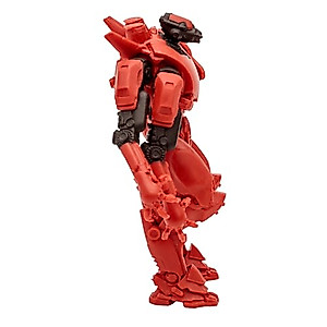 Pacific Rim McFarlane Toys Crimson Typhoon (Jaeger) 4" Scale Figure Playset with Comic