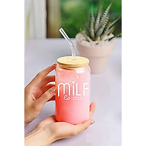 NewEleven New Mom Gifts For Women - Gifts for New Mom - Postpartum Gifts, Pregnancy Gifts For First Time Mom, Expecting Mom, Mom To Be, Pregnant Mom, After Birth Women - 16 Oz Coffee Glass