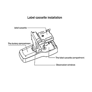 N/A Outdoor Portable Mini Mobile Label Maker Handheld Thermal Transfer Barcode Printer