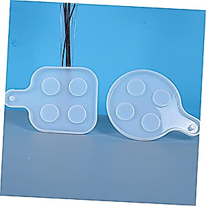 TEHAUX 3 Pcs Cup Holder Mold Silicone Square Mold Resin Coasters Square Silicone Mold Tray Silicone Coasters Molds Beer Flight Boards Resin Creative Wine Rack Mould Silicone Epoxy Mold