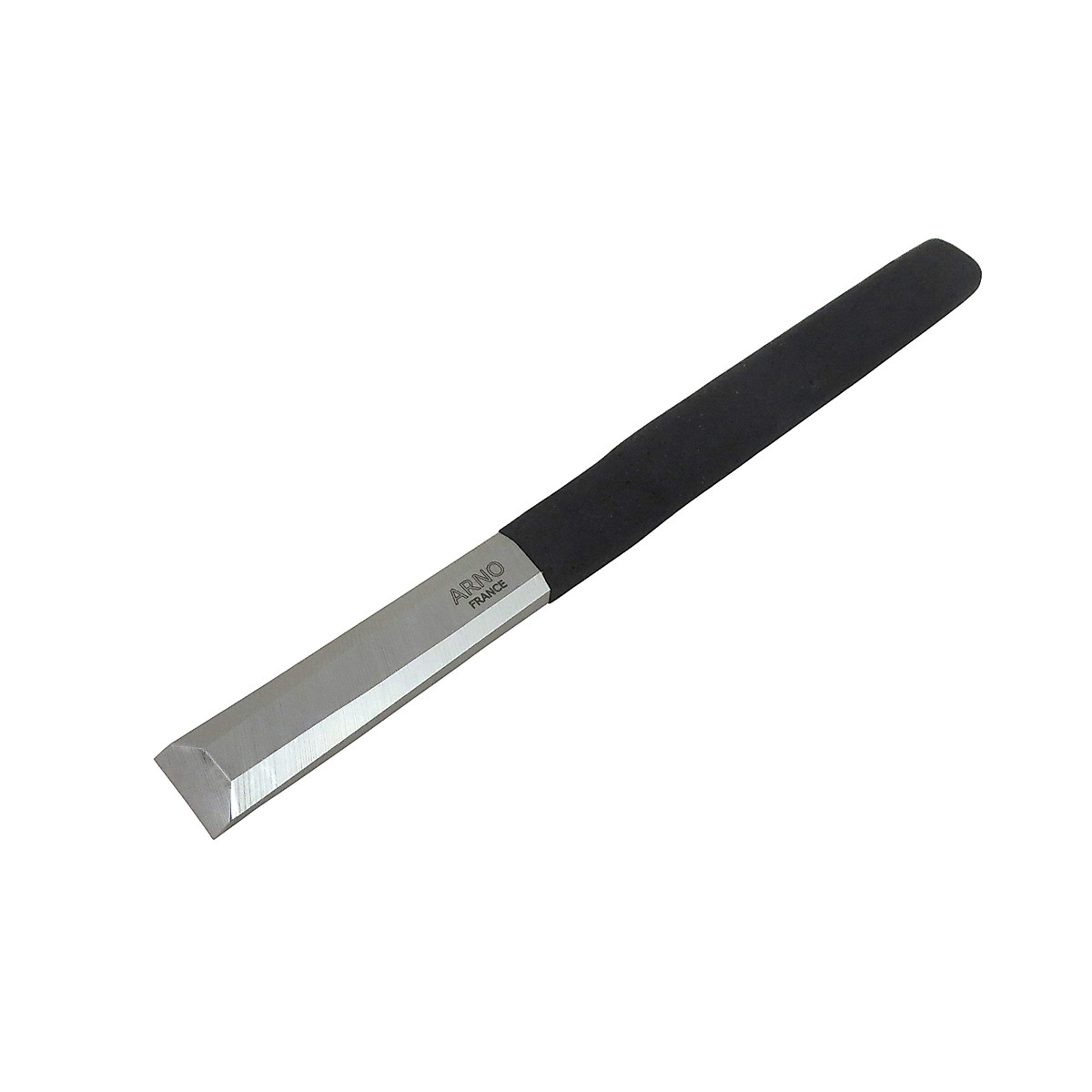 Arno 467894 Solid Steel French Timber Framing Slick Chisel 20 mm (3/4 Inch) Wide x 10-1/2 Inches Long RC 58-60 PVC Dipped Handles