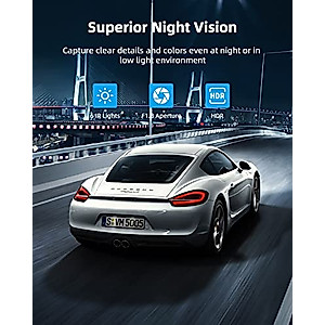 Dash Cam Front, Dash Cam with 32GB SD Card, Kussla 1080P Dash Camera for Cars, Super Night Vision Dashcams for Cars, 170° Wide Angle Dashcam, 3'' IPS Screen, Loop Recording, WDR, G-Sensor