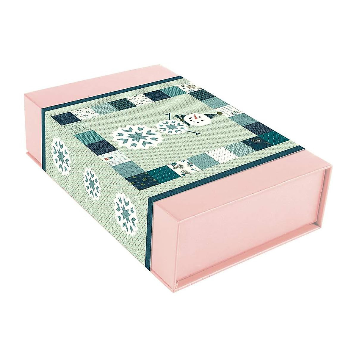 Riley Blake Arrival of Winter Collection by Sandy Gervais, Premium Quilting Fabric, Perfect for Quilting, Crafting, Sewing Projects and More… (Frosty Wall Hanging Kit)