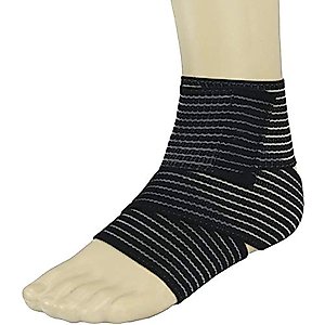 Ankle Brace Bandage, Elastic Breathable Compression Wrap Ankle Support Sleeves, Adjustable Ankle Support Brace Sleeve for Arthritis Reduce Swelling Basketball Sports Joint Pain Injury Recovery, 2 Pack