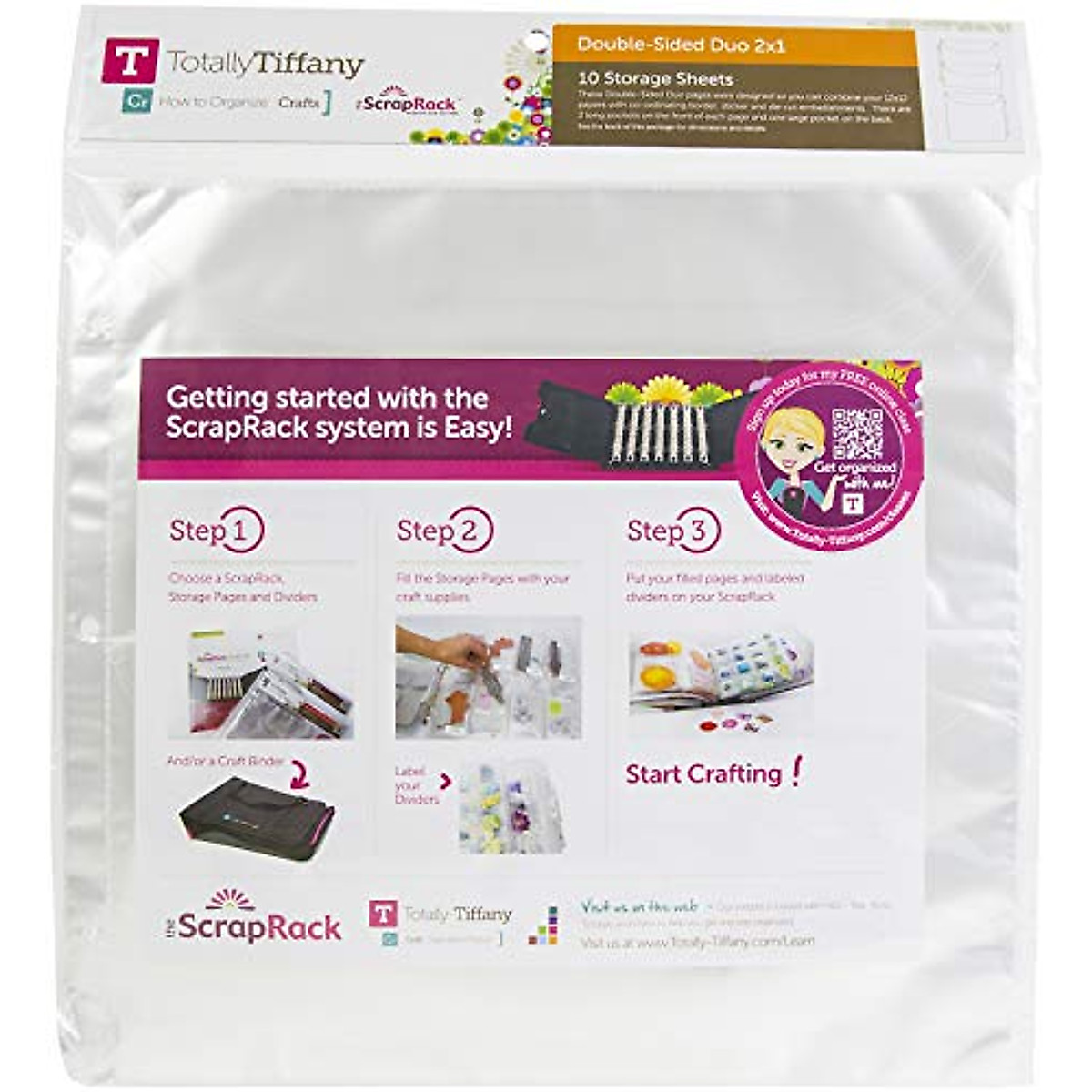 Totally-Tiffany Double-Sided Duo 2X1, Clear