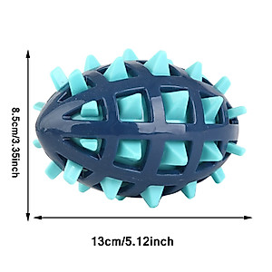 HDPPNQ Indestructible Squeaky Dog Toys for Aggressive Chewers, Dog Chew Toys for Large Dogs,Rubber Puppy Chew Ball with Squeaker Almost Indestructible