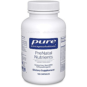 Pure Encapsulations PreNatal Nutrients | Multivitamin Supplement to Support Pregnancy, Lactation, and Maternal/Fetal Health* | 120 Capsules