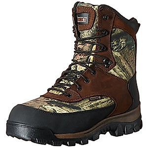 Rocky mens FQ0004755 Mid Calf Boot, Brown and Mossy Oak Break Up Infinity, 10.5 US