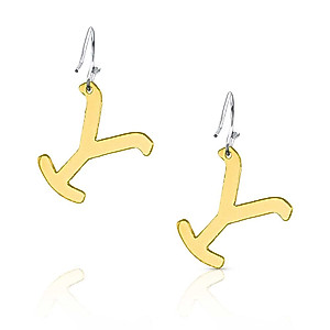 Montana Silversmiths Officially Licensed Yellowstone Earrings (The Y Yellowstone Brand)