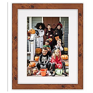 9x11 Mat Bevel Cut for 5.5x8.5 Photos - Acid Free White Precut Matboard - For Pictures, Photos, Framing - 4-ply Thickness