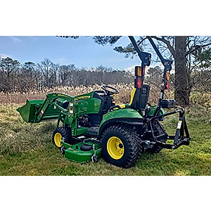 Standard 3-Point Hitch Adapter for Trailers & Farm Equipment with Category 1 Pins & 2" Hitch Receiver