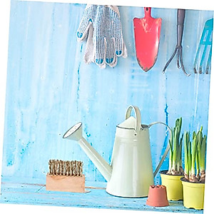 Yardenfun 2pcs Wire Weeding Brush Tile Tools Cleaning Brushes Tile Scrubber Carpet Cleaning Brush Floor Scrub Brush Garden Wire Brush Wooden Handle Brush Weeding Brush Garden Cleaning Supply