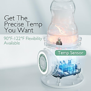 Momcozy Portable Bottle Warmer for Travel, Black