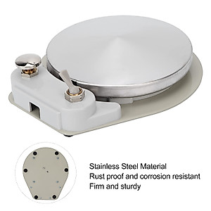 4 Hole Dental Foot Pedal, Professional Dental Chair Foot Control Pedal Stable, Stainless Steel Firm Sturdy Dental Foot Switch, for Dental Clinics for Dentist