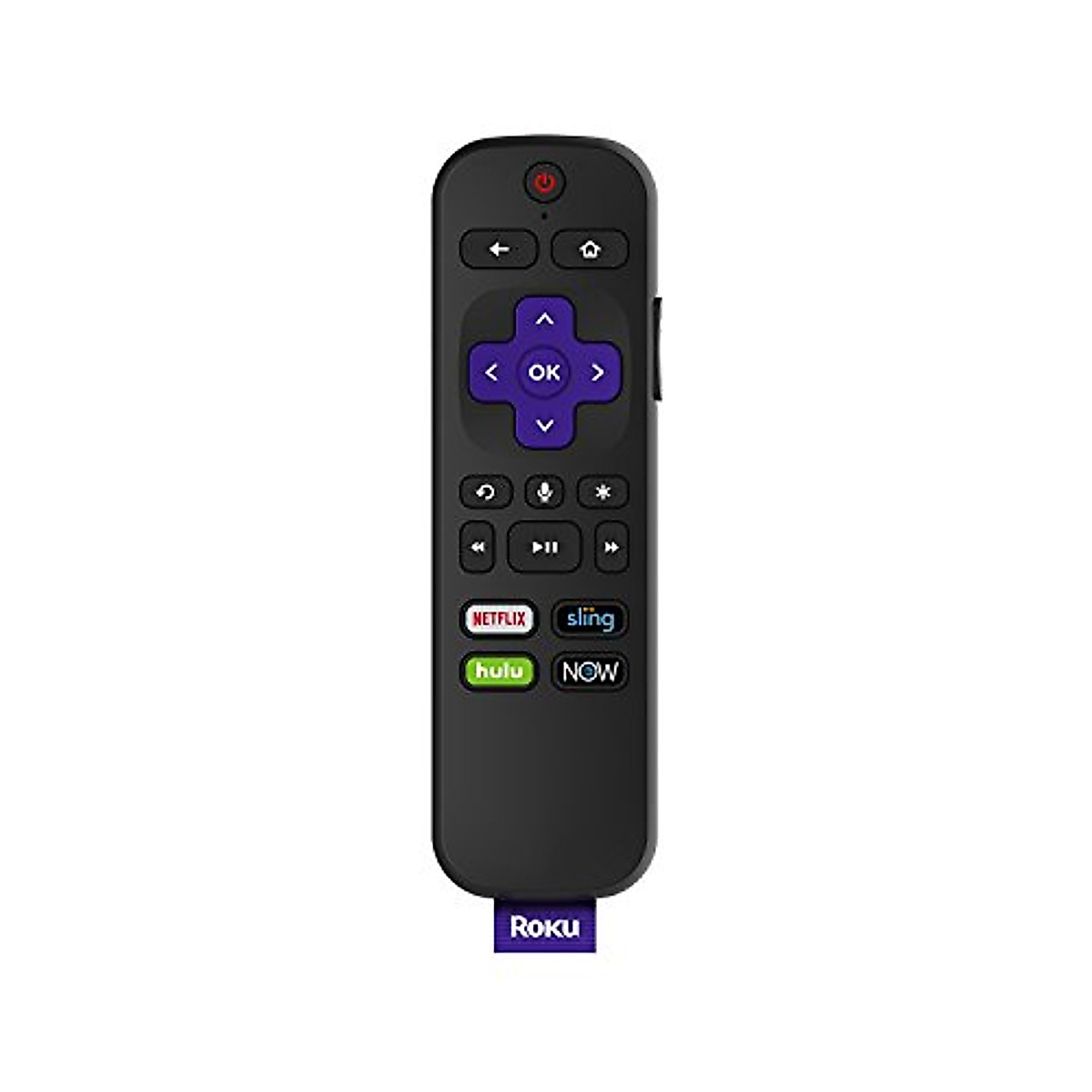 Roku Streaming Stick | Portable, Power-Packed Player with Voice Remote with TV Power and Volume (2017) (Renewed)