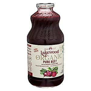 Lakewood Organic Beet Juice, 32 Fl Oz (Pack of 1) Package May Vary
