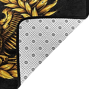 Warrant Officer Rising Eagle T Area Rug Living Room Bedroom Kitchen Sofa Bedside Carpet Floor Mats 36"X24"