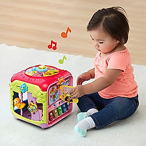 VTech Sort and Discovery Activity Cube (Frustration Free Packaging), Pink