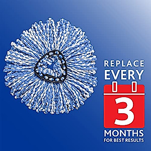 O-Cedar EasyWring RinseClean Microfiber Spin Mop & Bucket Floor Cleaning System, Grey