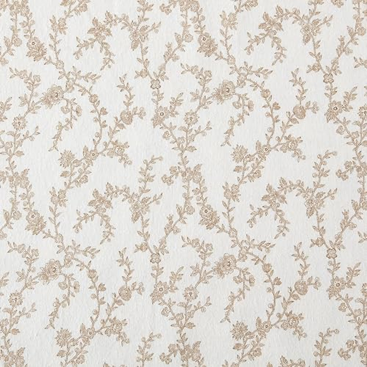 Laura Ashley - King Sheet Set, Cotton Flannel Bedding, Brushed for Extra Softness & Comfort (Victoria Beige, King)