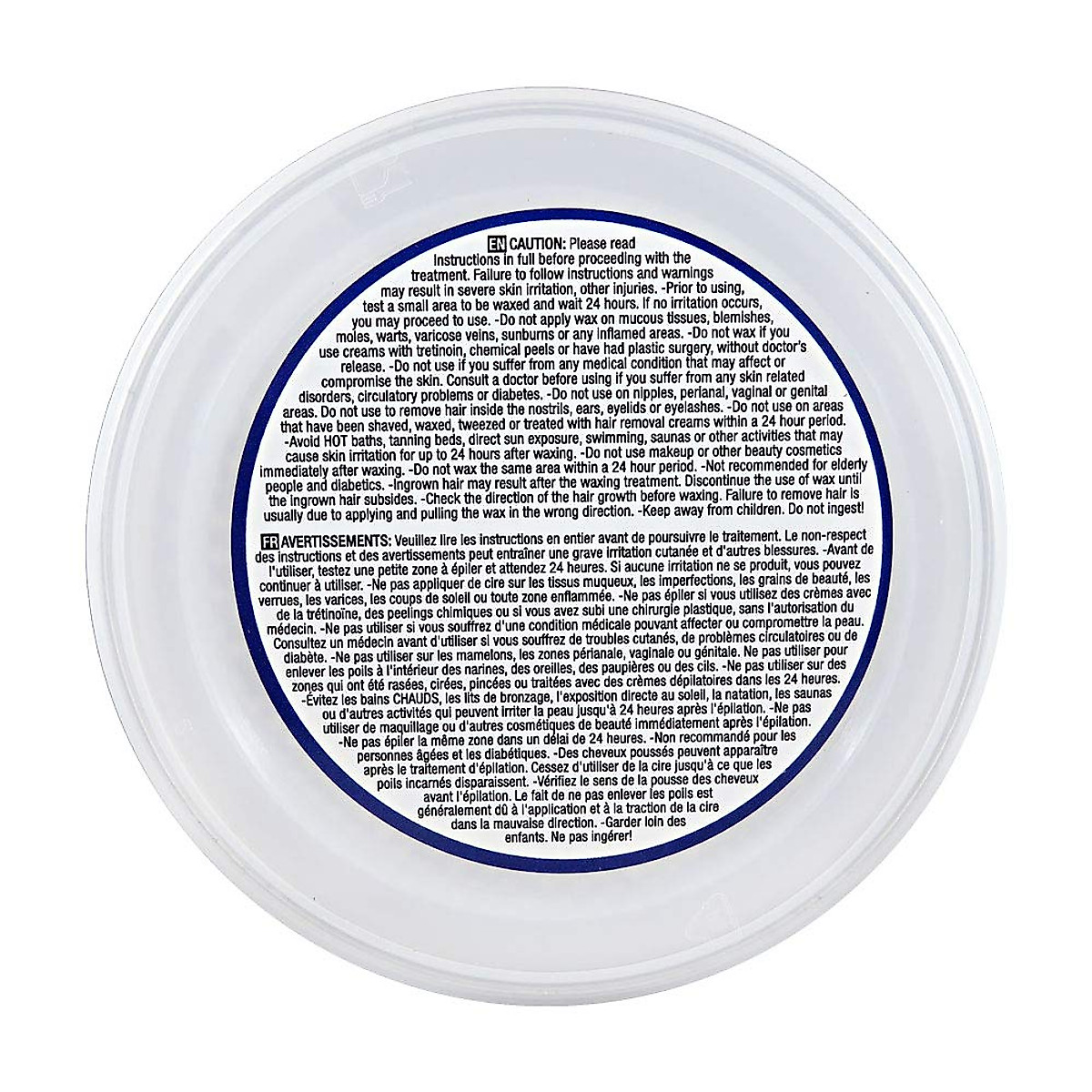 Wax Necessities Waxness Azulene Stripless Hard Wax Tin 14 Ounces