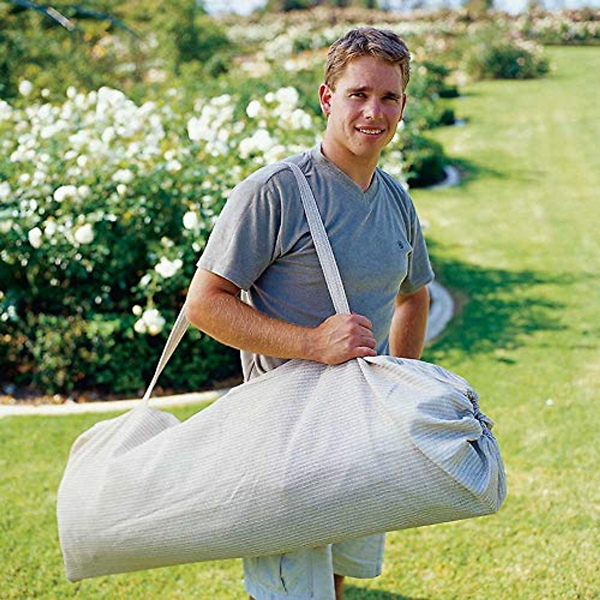 Coolaroo 446703, Camel Isabella Easy to Assemble Travel Canopy Gazebo Tent 10' x 12'