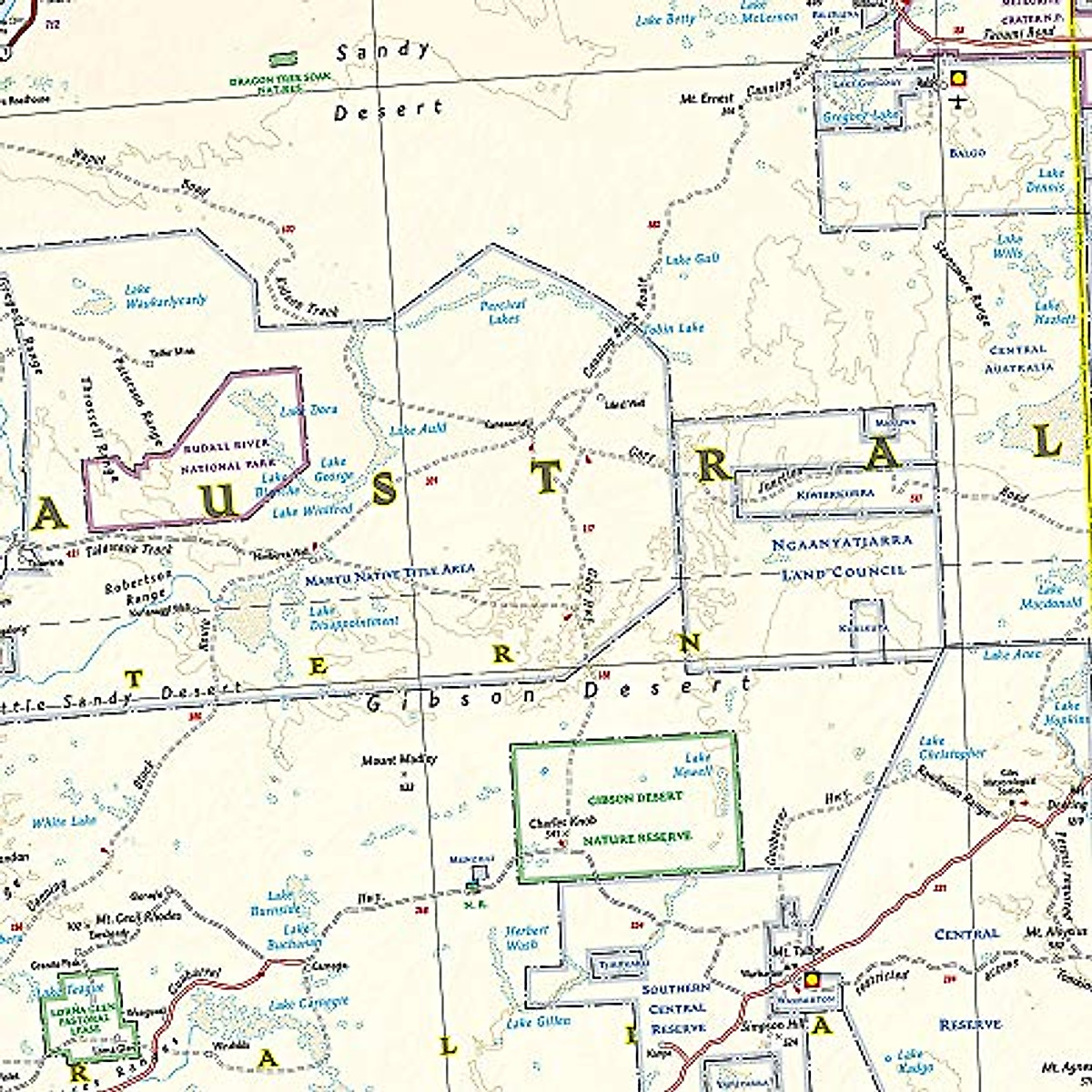Australia Map (National Geographic Adventure Map, 3501)