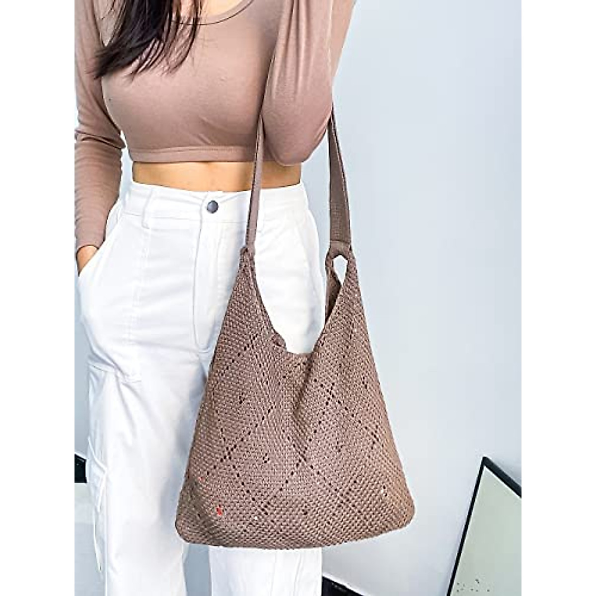 Fairycore Tote Bag for Women Fairy Grunge Aesthetic Tote Bag Aesthetic Tote Bags Fairy Grunge Accessories (Purple)