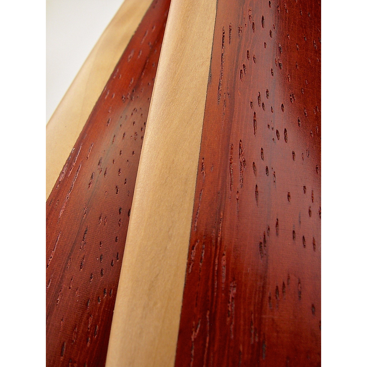 Pea Patch Minstrel-style Laminated "Duo-tone" Boxwood-Padauk Bones, wide