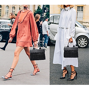 Womens Satchel Crossbody Bag Ladies Purses and Handbags Tote Bag(Black)