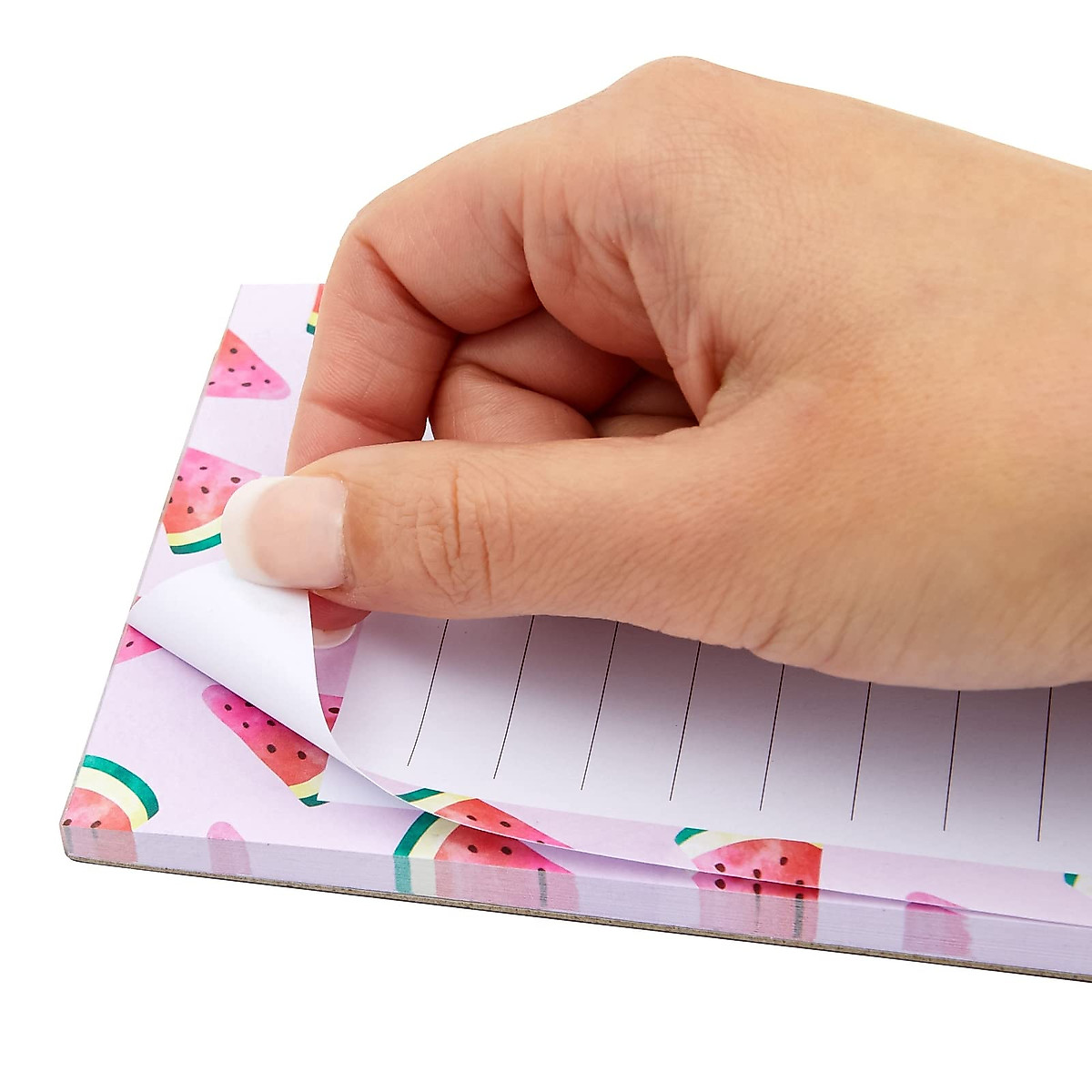 Juvale Magnetic Fridge Notepads for Grocery, Shopping Lists, To-Do Memos, Fruit Design (6 Pack)