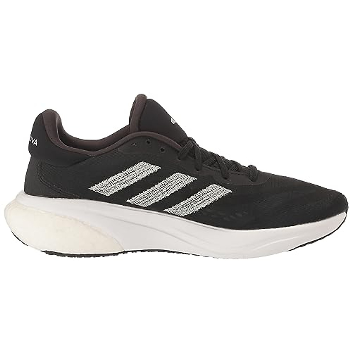 adidas Women's Supernova 3 Sneaker, Core Black/Wonder Silver/White, 8.5