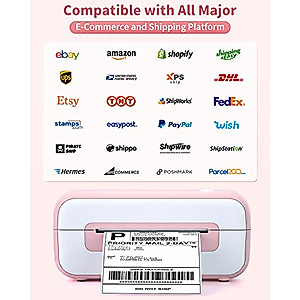 Phomemo 4x6 Thermal Label Printer for Shipping Labels - Thermal Label Maker Work with Windows,Mac,Linux&Chrome OS, Thermal Label Printers for Amazon, TikTok, Ebay, Shopify, Etsy, UPS, USPS, FedEx, DHL