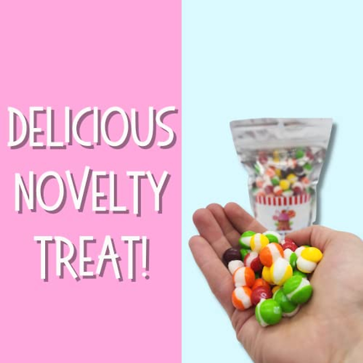Freeze Dried Skittles, 6 oz., Freeze Dried Candy by Purchase Positivity, Freeze Dried Snacks, TikTok Candy, Puff Candy, Unique Novelty Candy Gift, Great for Halloween Trick or Treat and Christmas Stocking Stuffers (Classic Skittles)