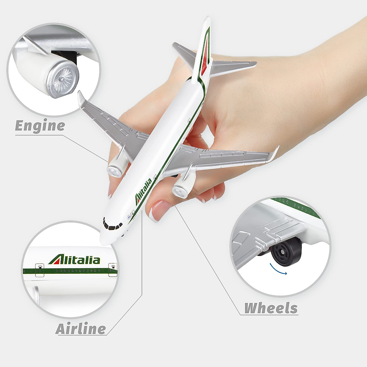 Joylludan Model Planes Italy Airplane Model Airplane Plane Aircraft Model for Collection & Gifts