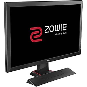 BenQ ZOWIE RL2455 24" 1080p 1ms eSports Console Monitor, Black eQualizer Low Blue Light PC Compatible Built-in Speakers