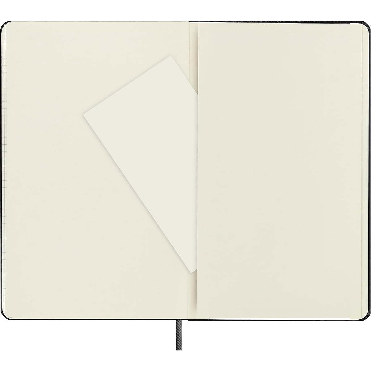 Moleskine Classic Notebook, Hard Cover, Large (5" x 8.25") Squared/Grid, Black, 240 Pages