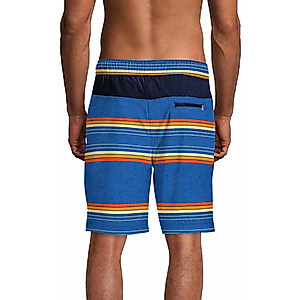 Speedo Mens Hydro Volley Swim Shorts (Speedo Blue Stripe, Large 34/36)