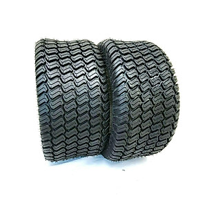 Two 16x6.50-8 Lawn Tractor Tires Tubeless Turf Master Style 16 650 8 Lawn Mower Tires