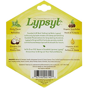 LypSyl LypMoisturizer, Original Mint, 0.1-Ounce, 2 Pack