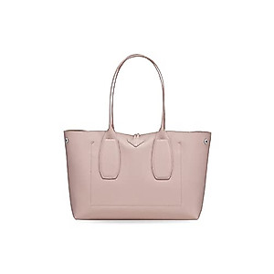 Longchamp 'Roseau' Leather Shoulder Tote Handbag, Powder