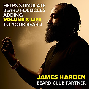 Beard Club Biotin Vitamin Spray for Facial Hair Growth - Natural Formula for Fuller, Thicker Beard, Easy-to-Use, Nourishing & Soothing for All Beard Types & Skin