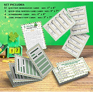 St. Patrick's Day Family Feud Quiz Game, St. Patrick's Day Party Decorations, St. Patrick's Day Party Games, St. Patrick's Day Party Favor, Family Activity, Feud Trivia Quiz-LMZSC 2