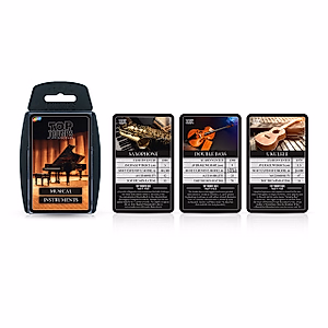 Top Trumps Card Game Musical Instruments - Family Games for Kids and Adults - Learning Games - Kids Card Games for 2 Players and More - Kid War Games - Card Wars - for 6 Plus Kids
