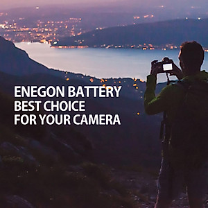 ENEGON 2-Pack LP-E17 Replacement Type-C Direct Charging Port Battery for Canon EOS R50 RP R10 R8,Rebel T8i, T7i, T6i, T6s, SL2,SL3, EOS M3, M5, M6, EOS 200D,77D,750D,760D,800D,8000D,Digital SLR Camera