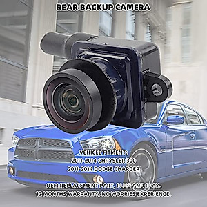 Dasbecan 56054058AH Backup Camera Compatible with 2011-2014 Dodge Charger Chrysler 300 Rear View Park Assist Back Up Camera Replaces# 56054058AD 56054058AE 56054058AF 56054058AG