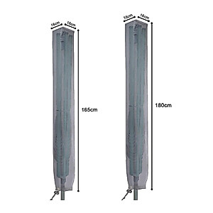 ECRCAPYC 600D Oxford Waterproof Rotary Clothesline Cover - Anti-UV, Rip-Proof with Zipper & Drawstring(Green,65x6x6inch)